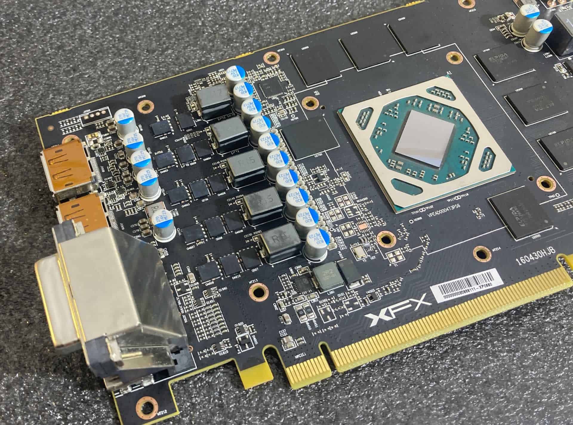 XFX Radeon RX 570 4GB ventilátor csere, felújítás - VGAMOSÓ